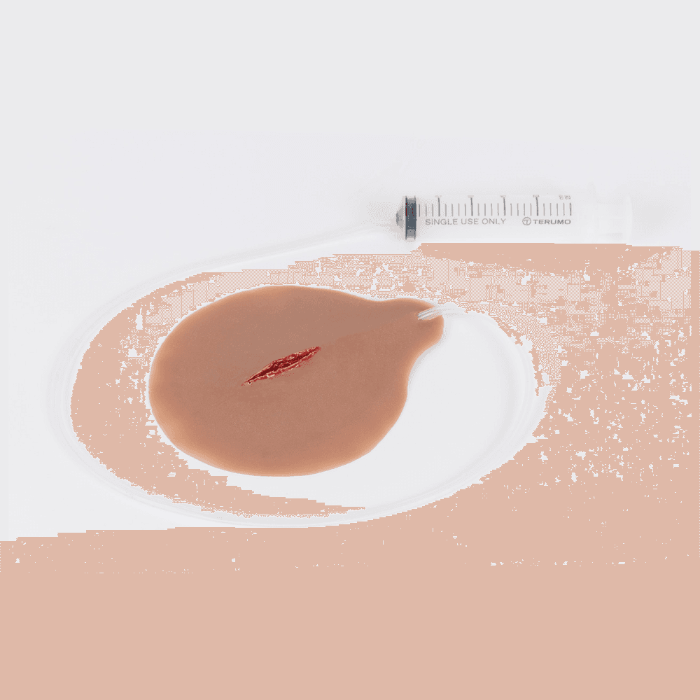 TraumaSim Self-Adhesive Stab Wound w/ Bleeding Capacity - MESO Pty Ltd